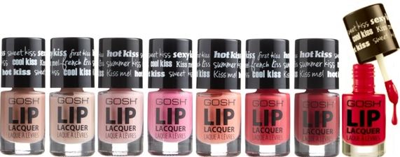 GOSH Lip Lacquer - with swatches! | Beauty Crazed in Canada