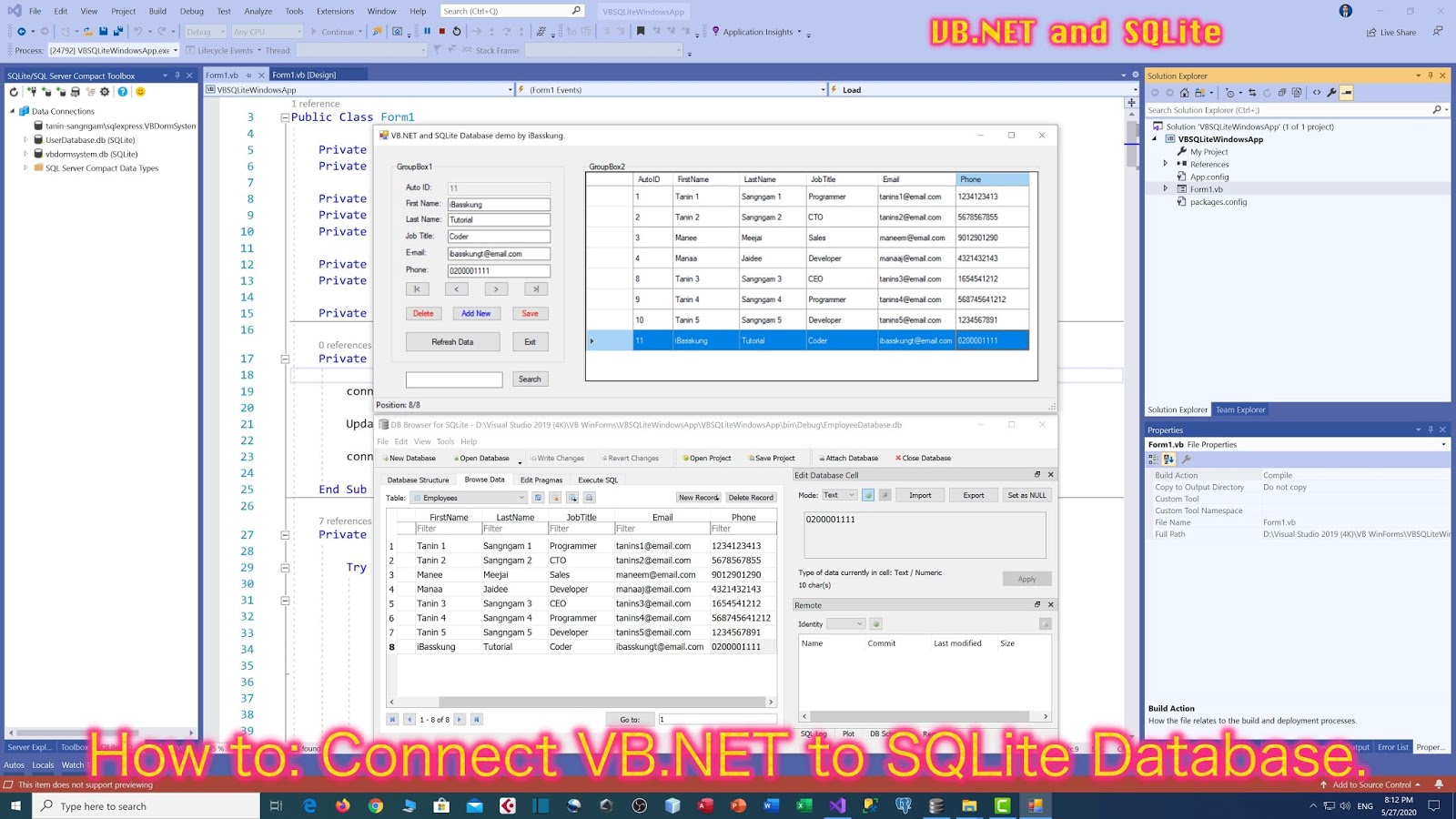 Visual Basic And C Tutorial With Source Code