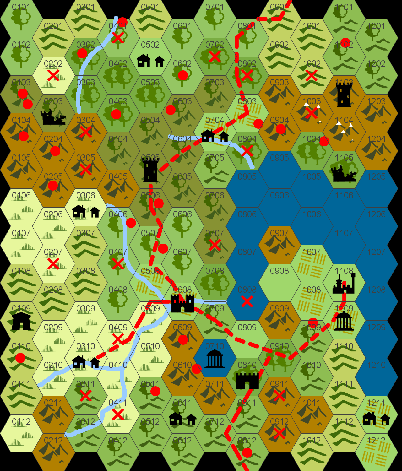 Beyond Fomalhaut: [BLOG] Hex-crawls: A Simple Guide