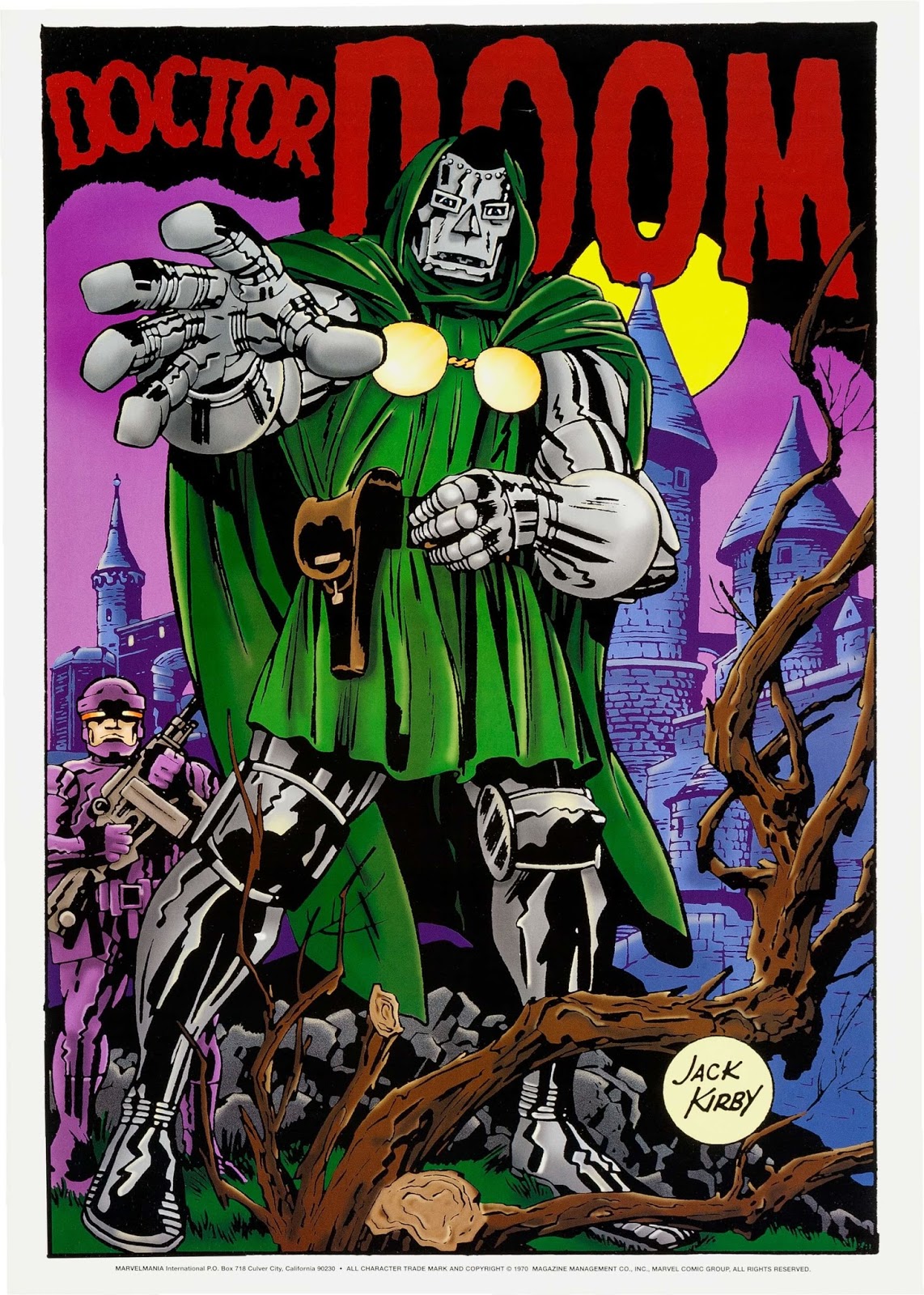 Cap'n's Comics: The Face Of Doctor Doom by Jack Kirby