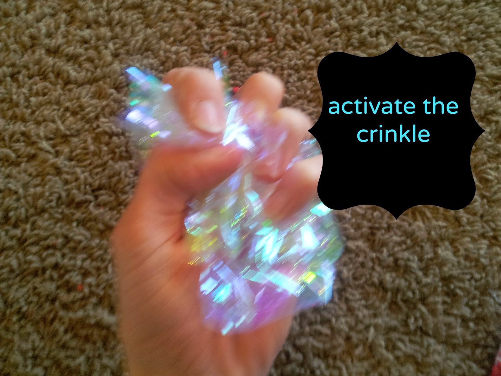 Twigs & Tweets Crinkle Crackle Instructions