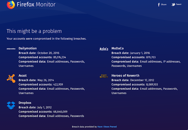 Firefox Monitor ti dice se il tuo account è stato hackerato – Nazionlinux
