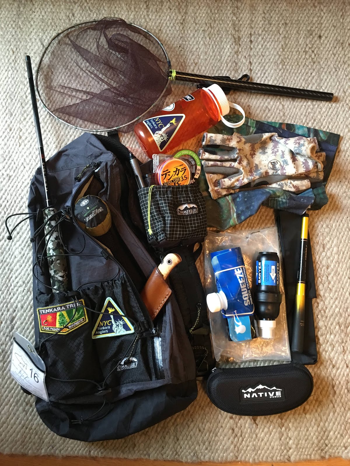 TENKARA ENSO: Zimmerbuilt packs and tenkara anglers.