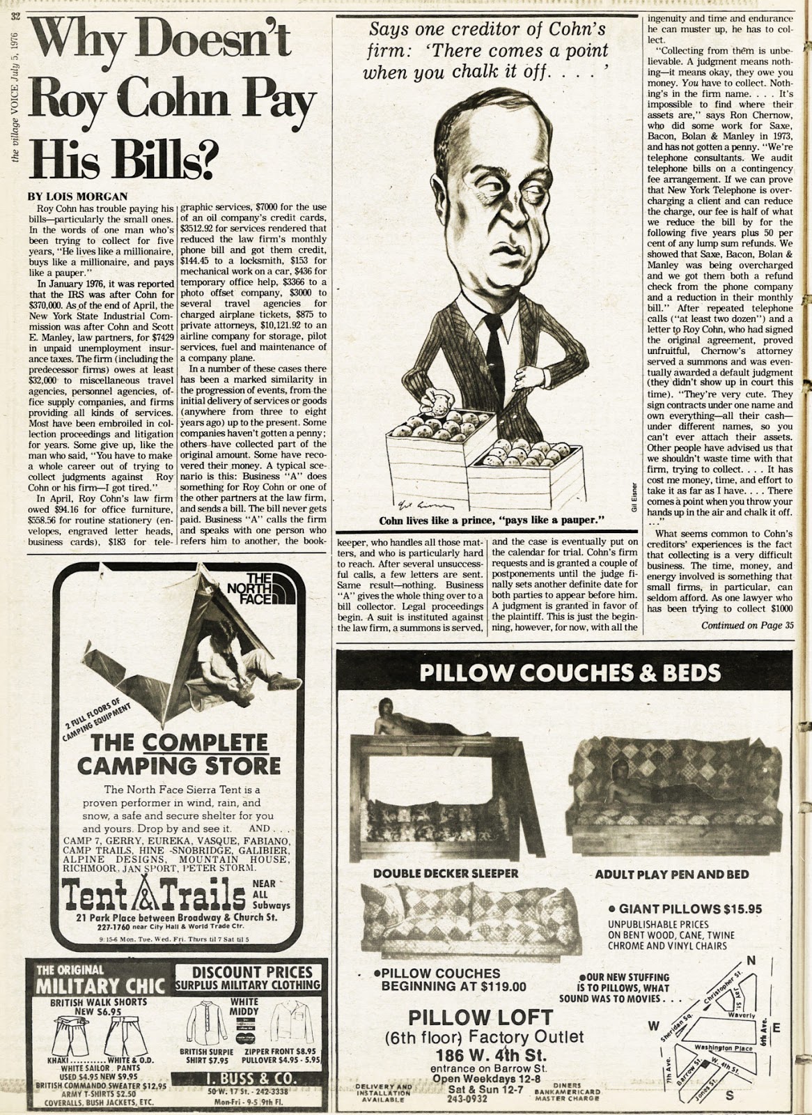 Abogado estadounidense Roy Marcus Cohn.-a