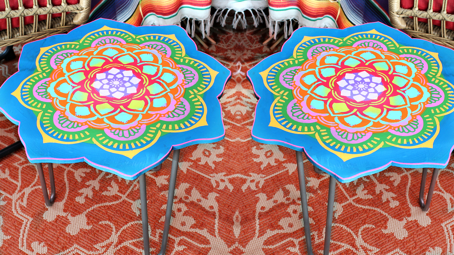 Mark Montano: Outdoor Mandala Side Table