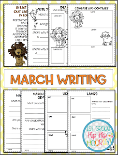 1st Grade Hip Hip Hooray!: Let's Write ...March Themed