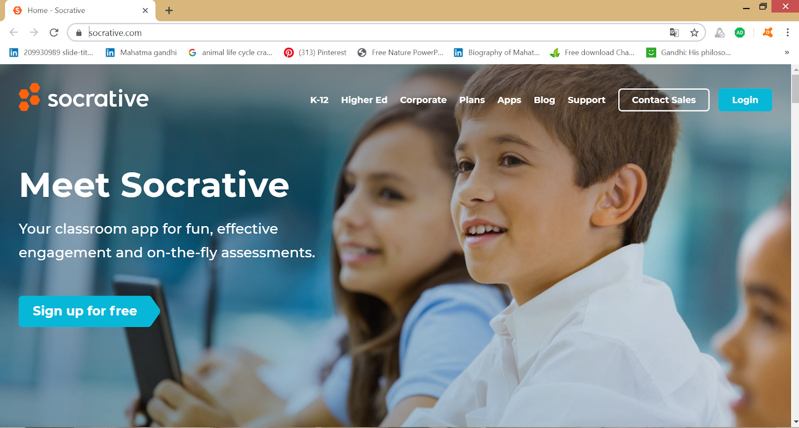 Interactive Learning Tools: SOCRATIVE