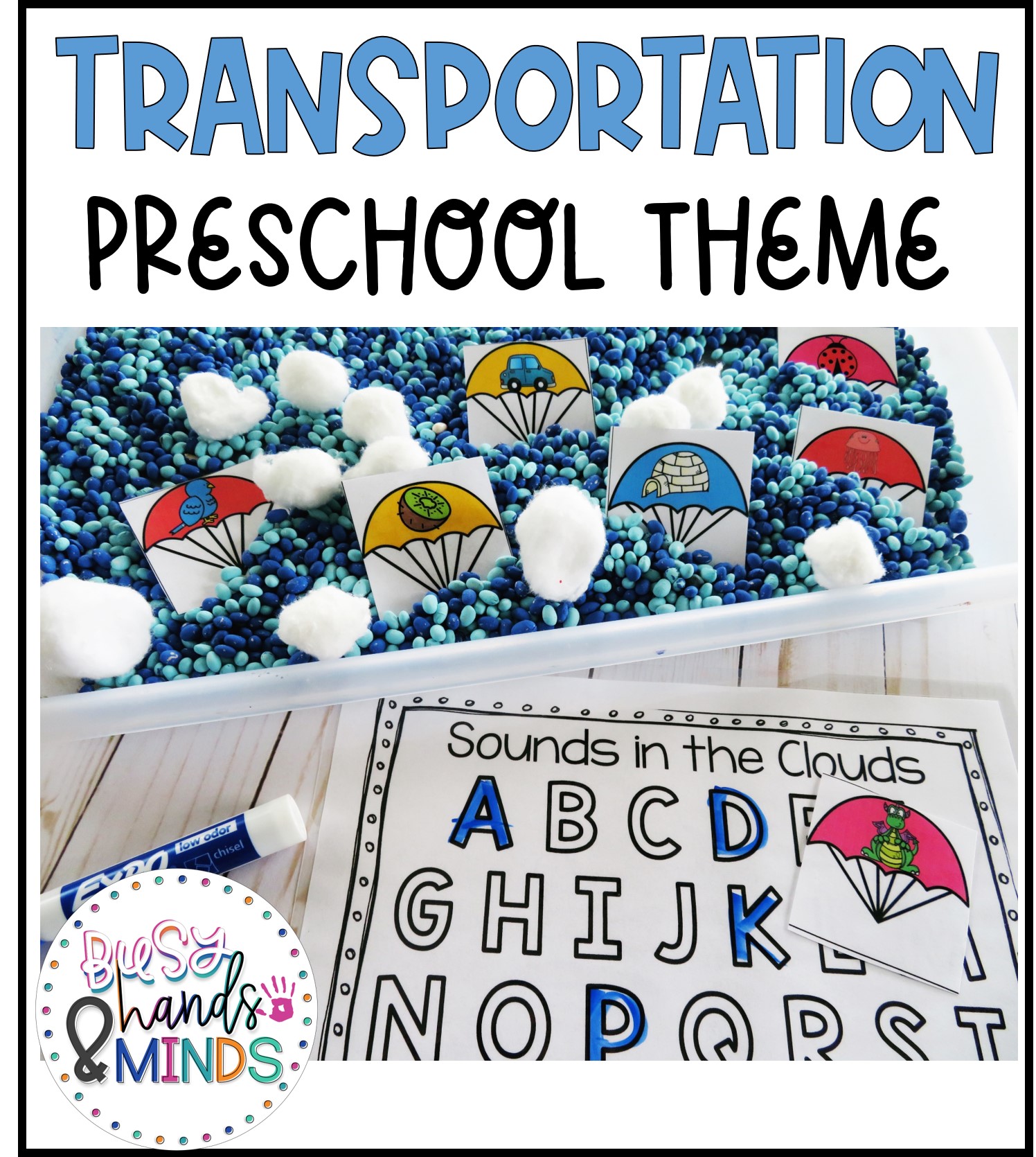 Transportation Preschool Theme | Busy Hands and Minds