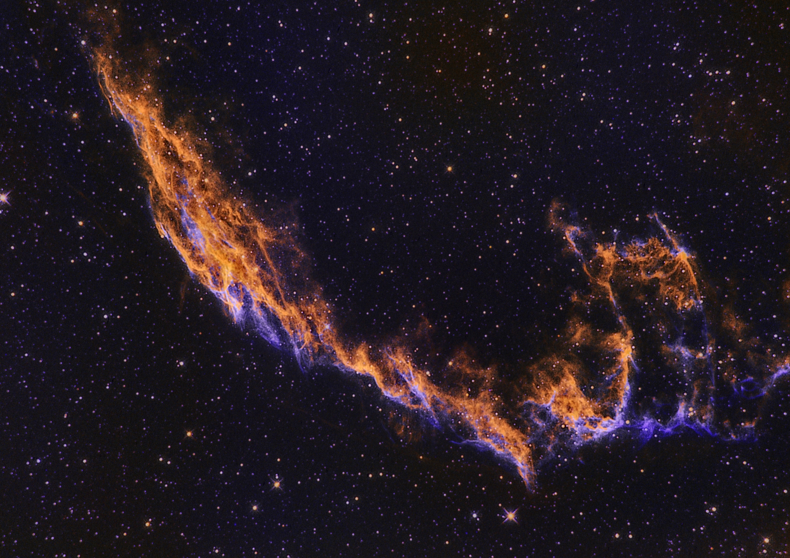 IL MIO SPAZIO: NGC6992-95 Network Nebula (Veil East) - Cygnus (narrowband)