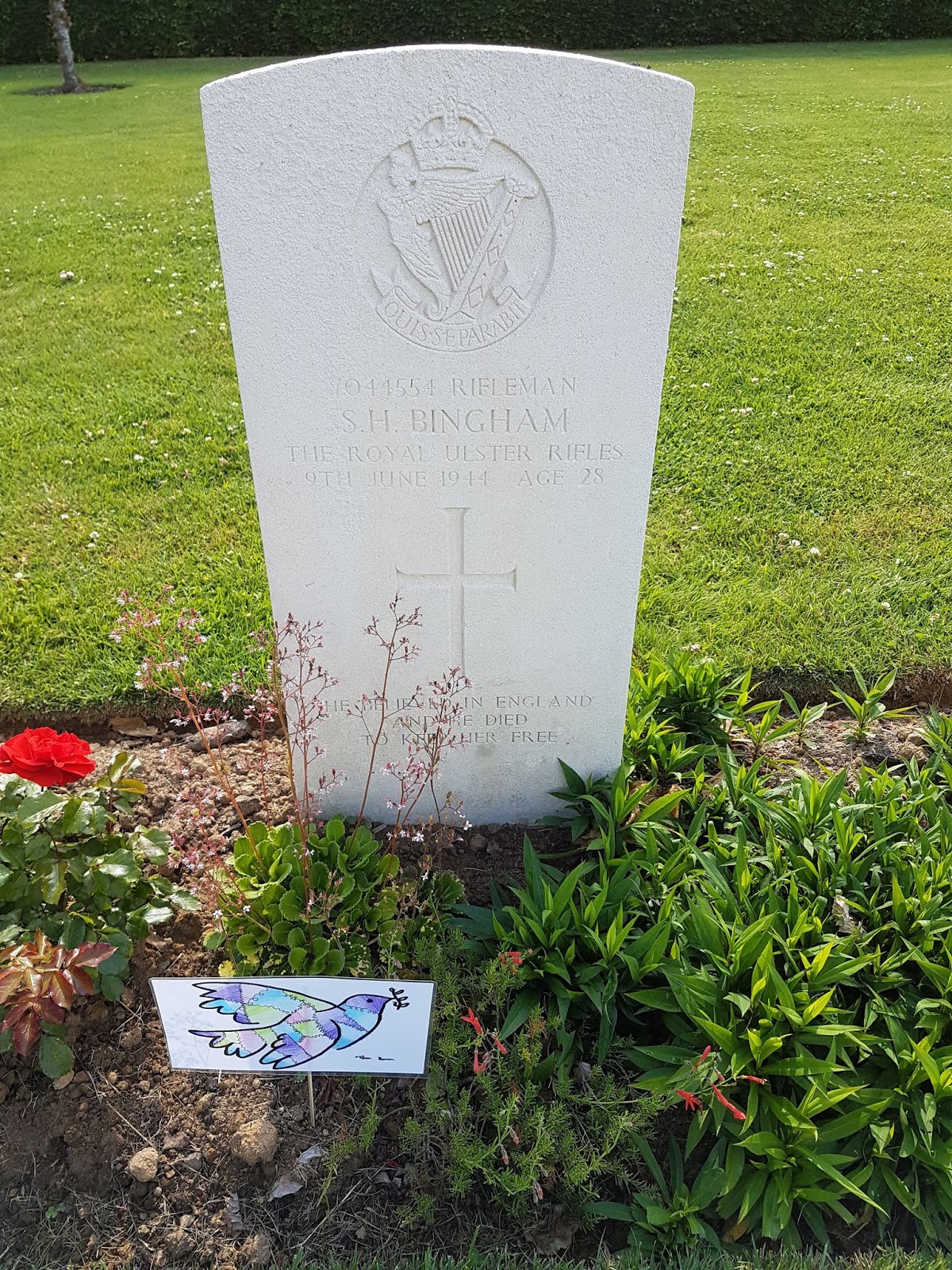 2nd Battalion Royal Ulster Rifles in WW2: 2RUR Headstones