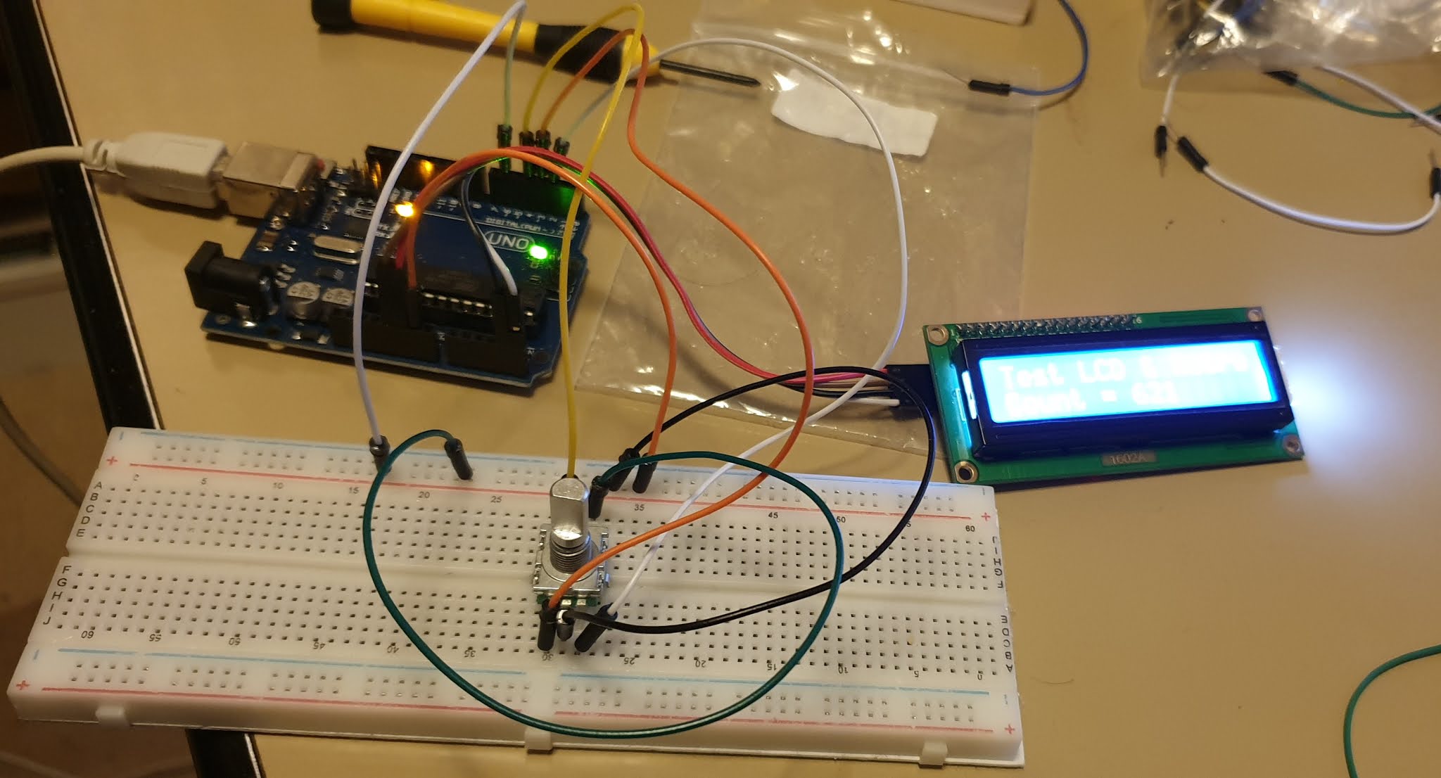 JonDent - Exploring Electronic Music: i2c LCD display with rotary encoder 1 JonDent - Exploring Electronic Music: i2c LCD display with rotary encoder 1