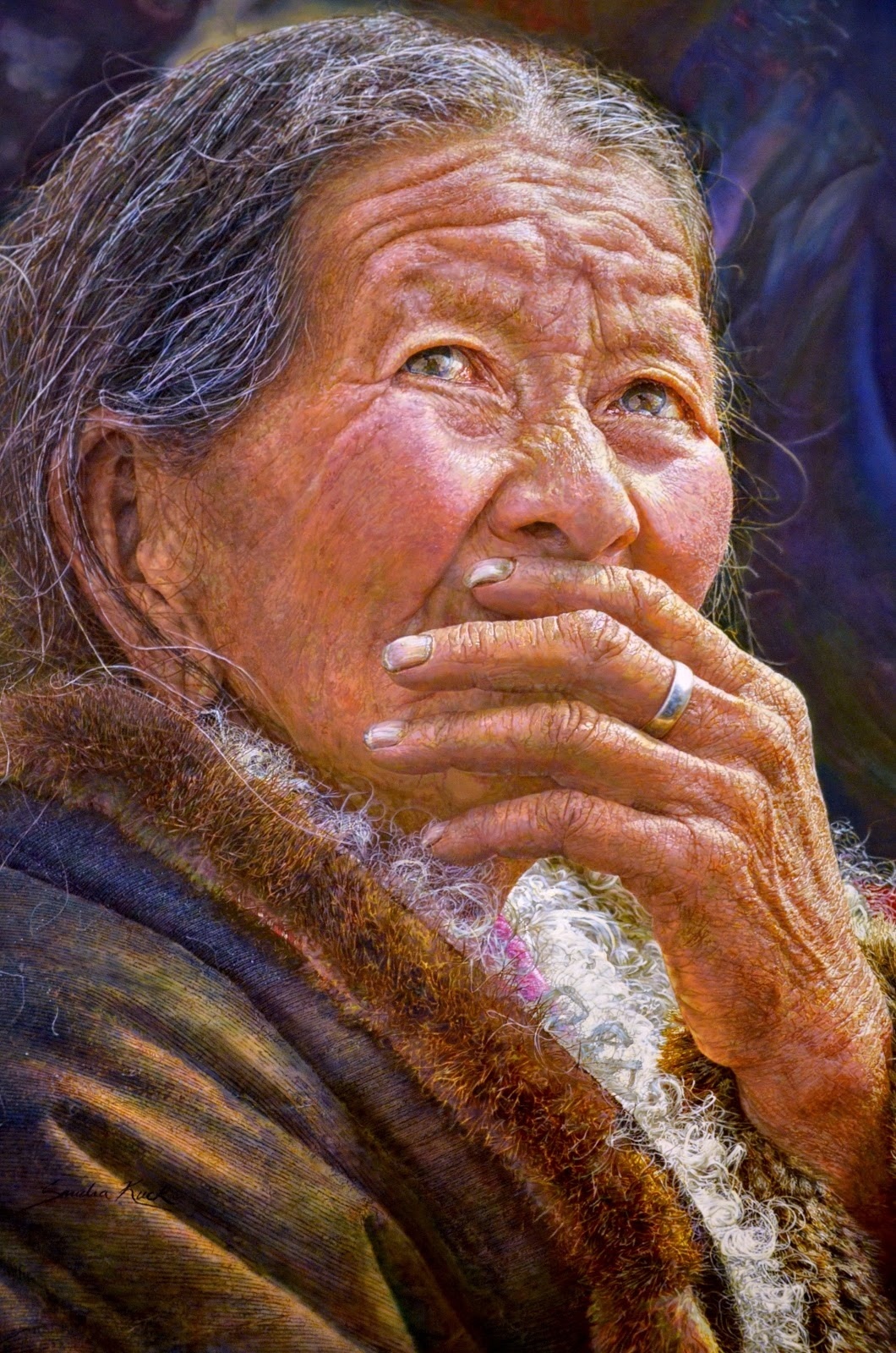 Sandra KUCK, 1947 | Catherine La Rose ~ The Poet of Painting