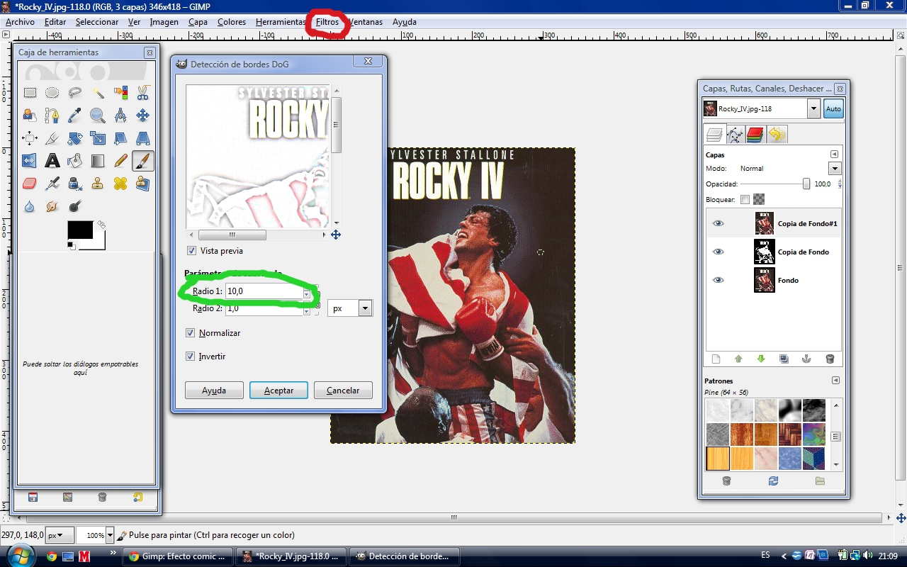 tutorial gimp: efecto comic gimp
