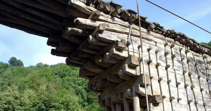 200-year-old Bridge Built Without A Single Nail In Dagestan, Russia