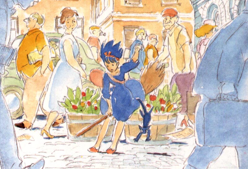 Living Lines Library: 魔女の宅急便 / Kiki's Delivery Service (1989) - Color Keys