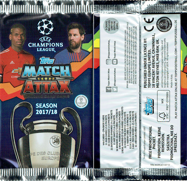 Football Cartophilic Info Exchange: Topps - UEFA Champions League Match ...