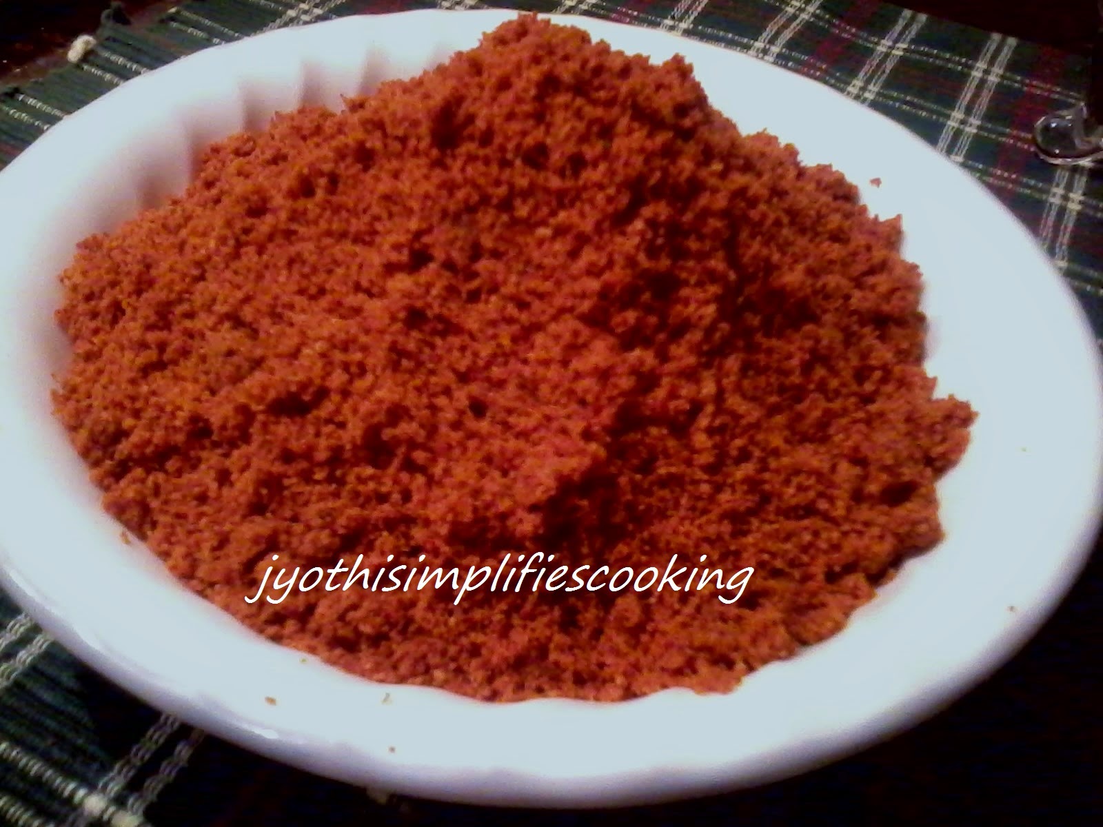 SHUNTI CHUTNEY PUDI/ GINGER CHUTNEY POWDER/INJI CHUTNEY PODI