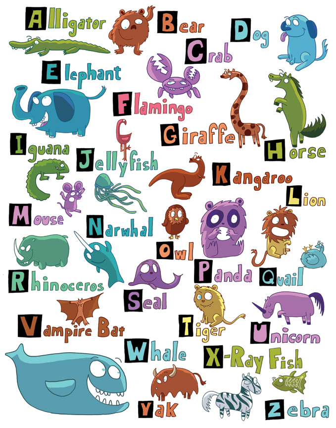 FUNKY ANIMALS: ALPHABET ANIMALS