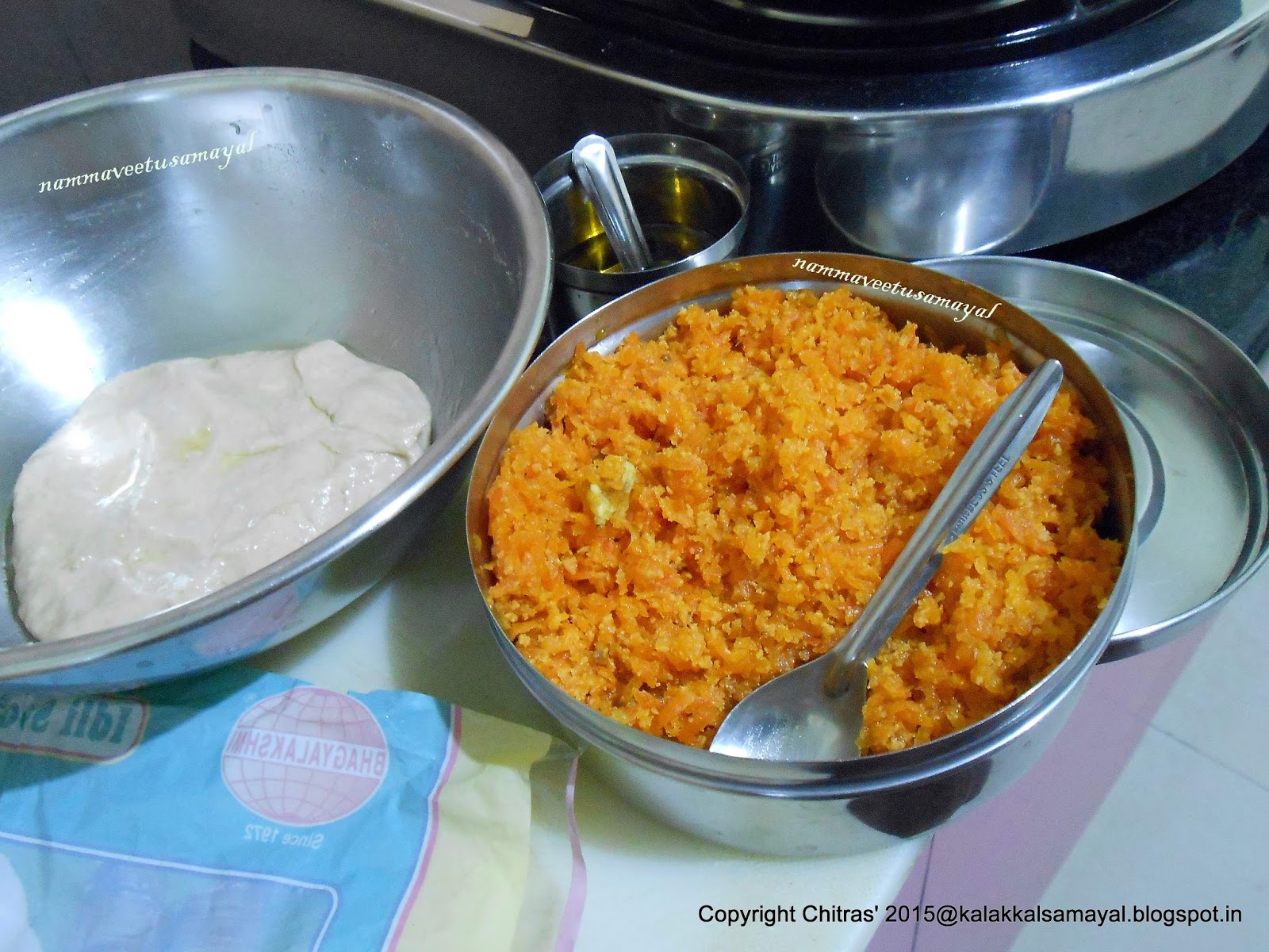 kalakkalsamayal: Carrot-Boli