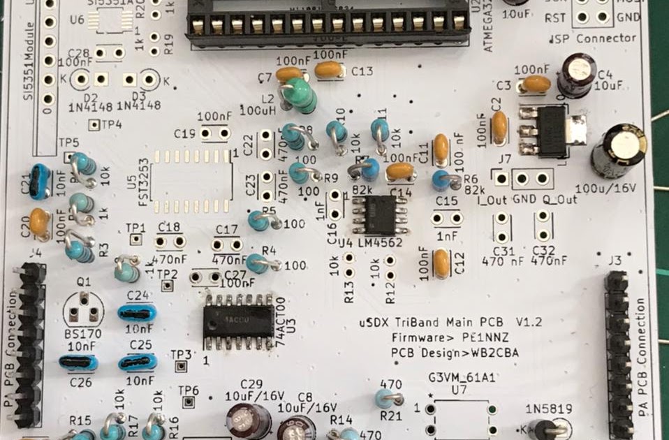 YC1SEI - An Indonesian Amateur Radio Operator: uSDX 3 band HF TRX SDR