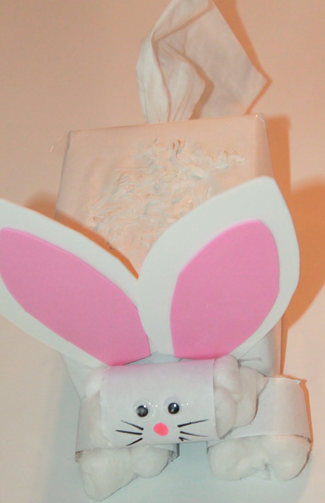 Puffs Easter Bunny: Tissue Box Challenge | Hands On As We Grow®