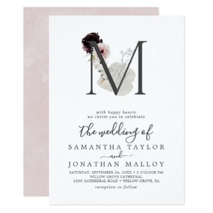 Wedding Letter Design - Birthday Letter