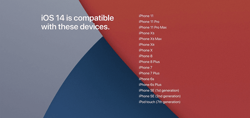 The list of devices to get iOS 14 includes the 5-year-old iPhone 6s