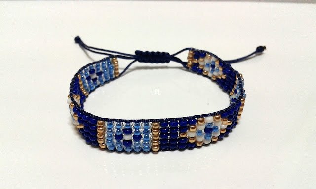 BEADS and GEMS : Βραχιολια αργαλειου με μακραμε κορδονι - Bracelets ...