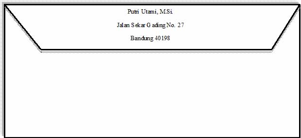 Sinau Online: Penulisan Alamat Surat