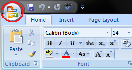 MS Office World: MS Word Lesson 01