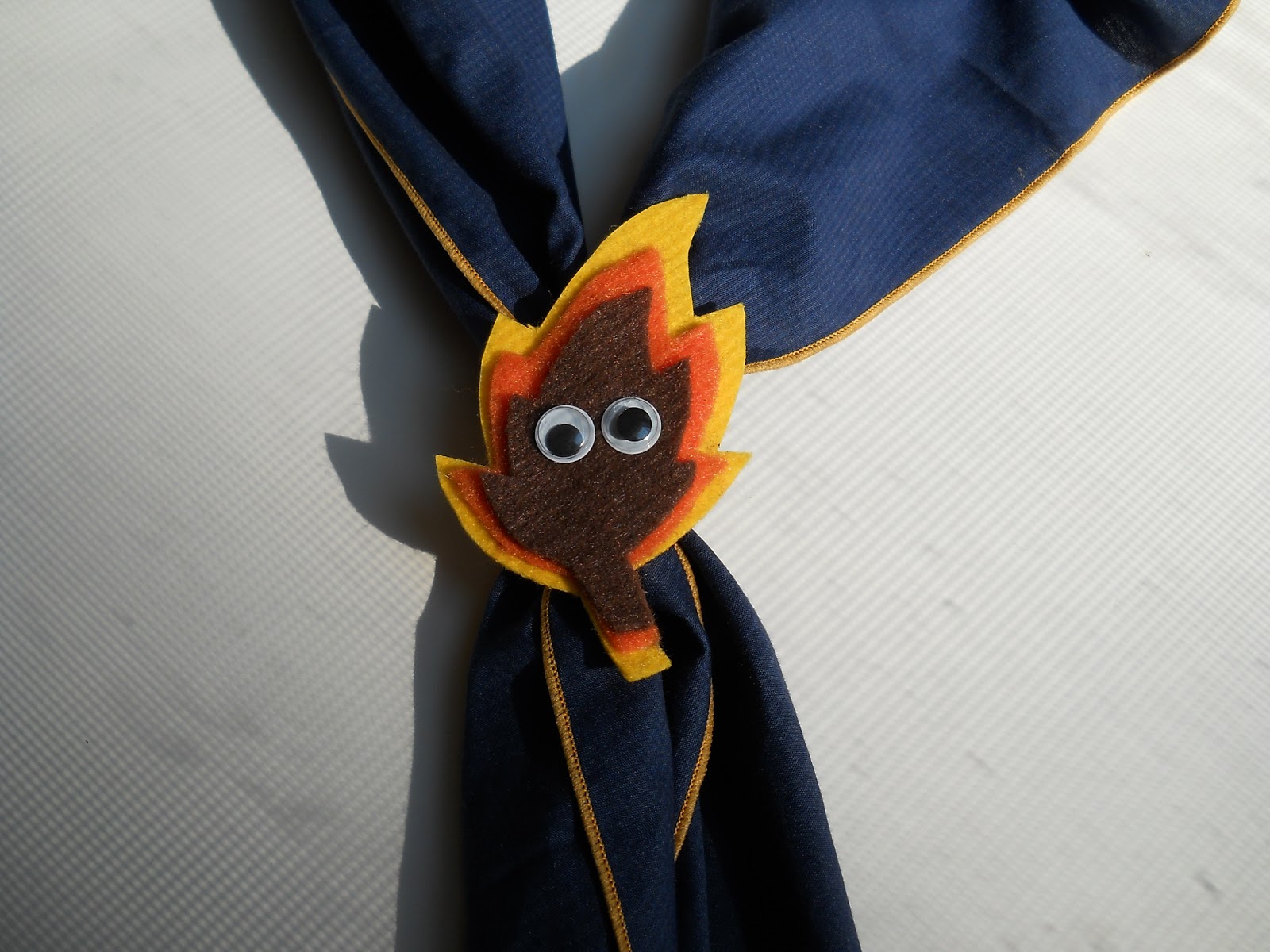 Cub Scouts: Easy Fall Neckerchief Slide