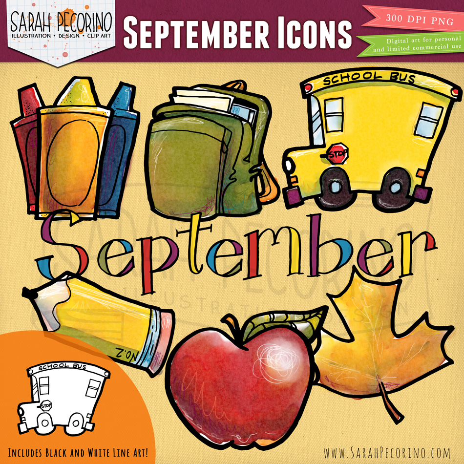 Sarah Pecorino Illustration: Back to School Coloring and Activity Pages