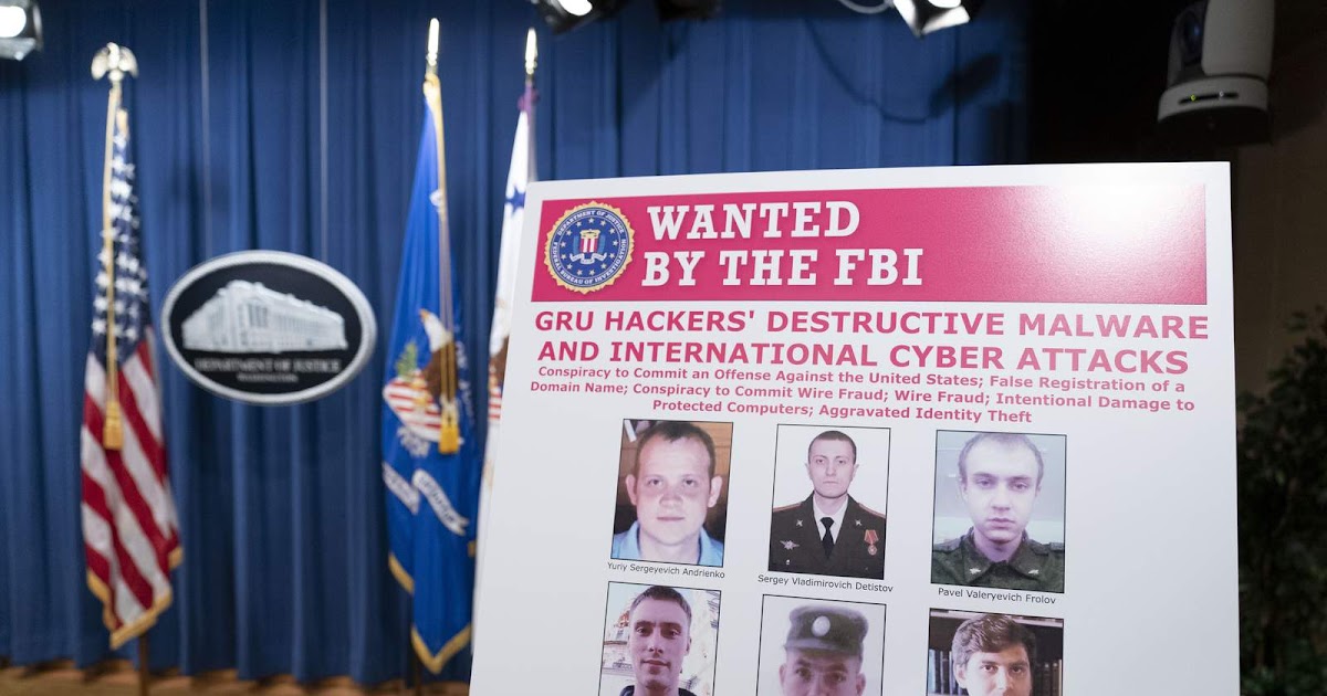 The Dead District: 6 Russian GRU officers charged in vast hacking campaign
