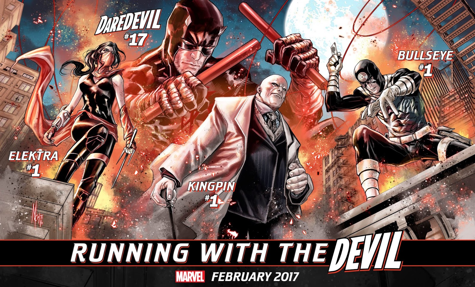 Kingpin, Bullseye & Elektra Are Running With The Devil This February ...