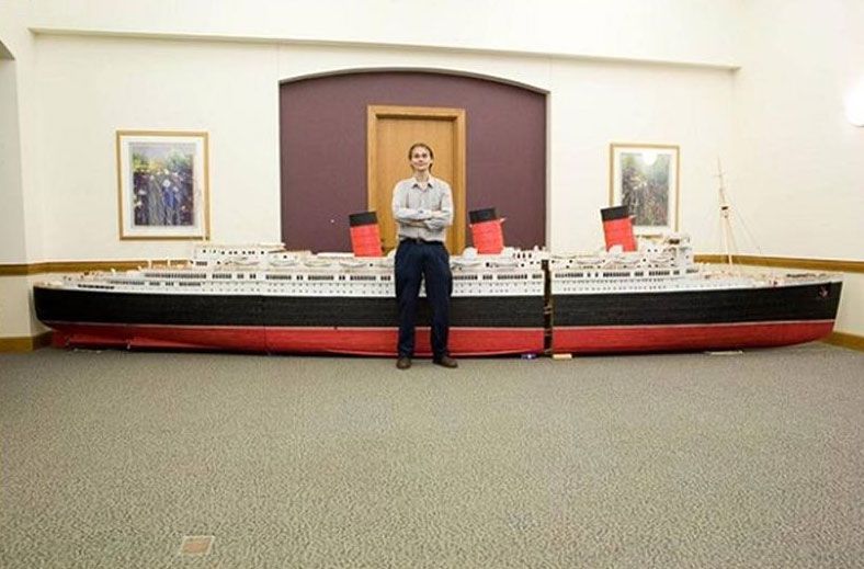 The Ships Made Out Of Toothpicks