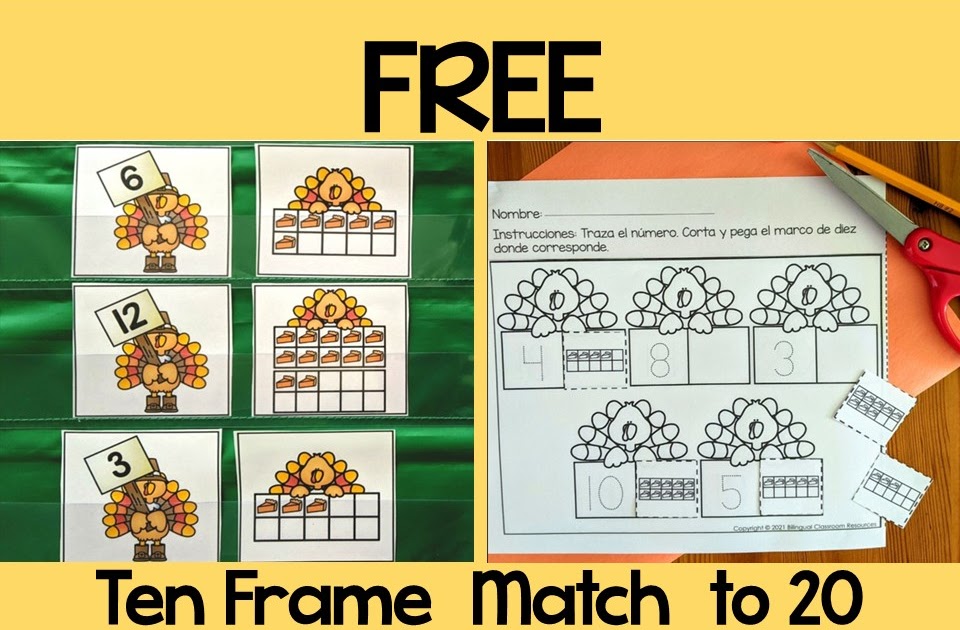 Ten Frames | Marcos de diez | Números 0-20 | GRATIS | FREEBIE ...