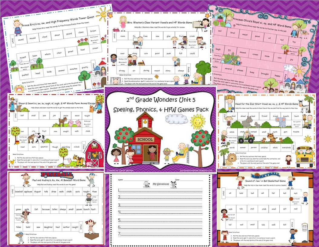 Sandy's Learning Reef: A Look Back at Unit 1 in Wonders