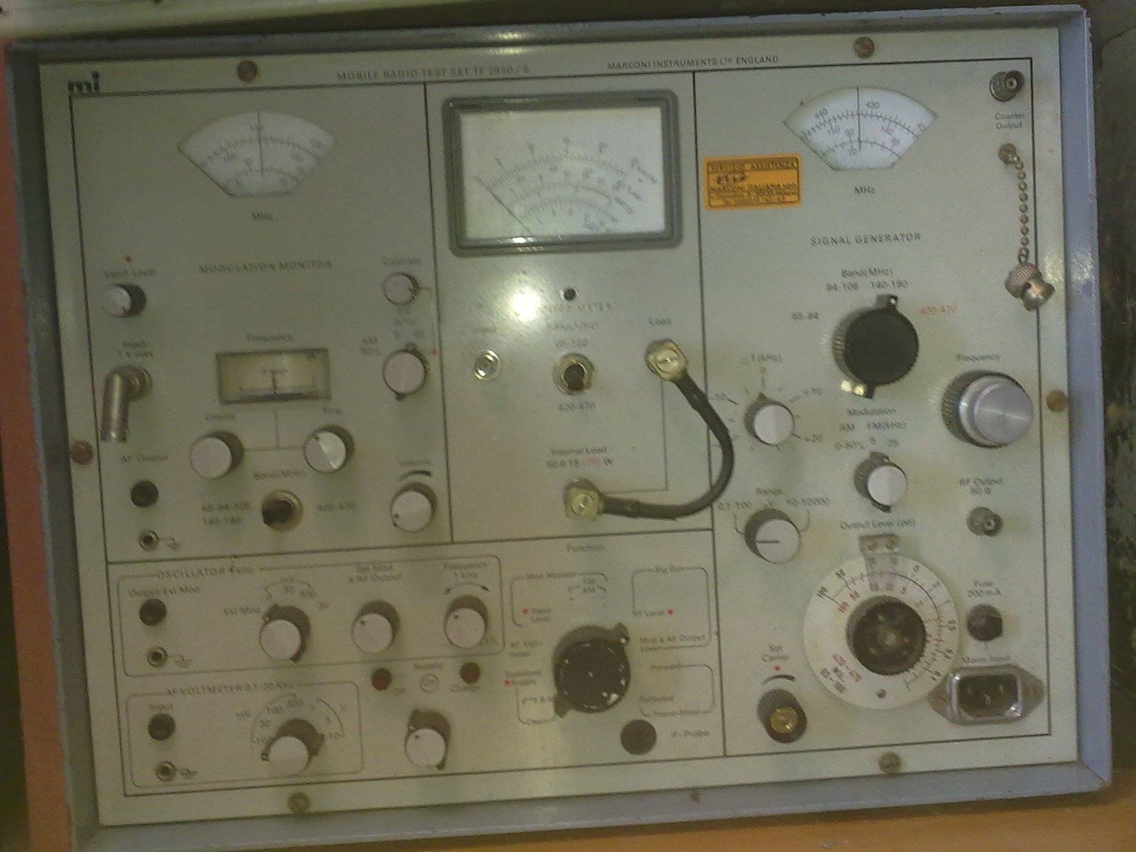 Francesco11392@hotmail.it EBAYER: TEST SET MARCONI TF 2950/5