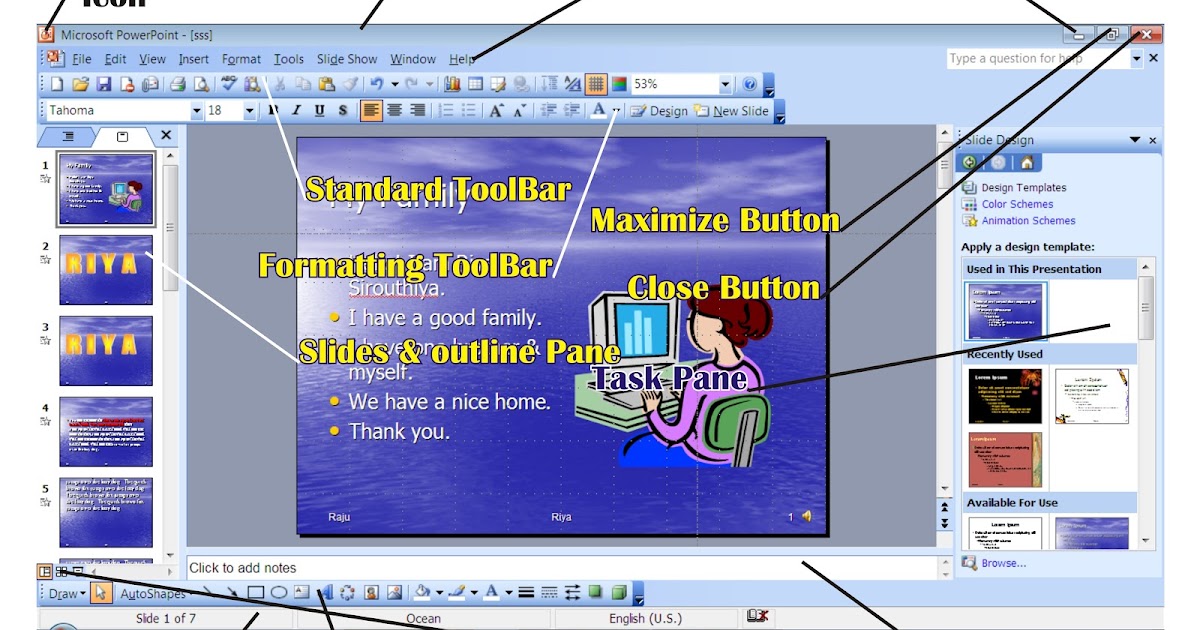 Computer Fundamental, Windows XP & MS-Office: MS POWER-POINT ...