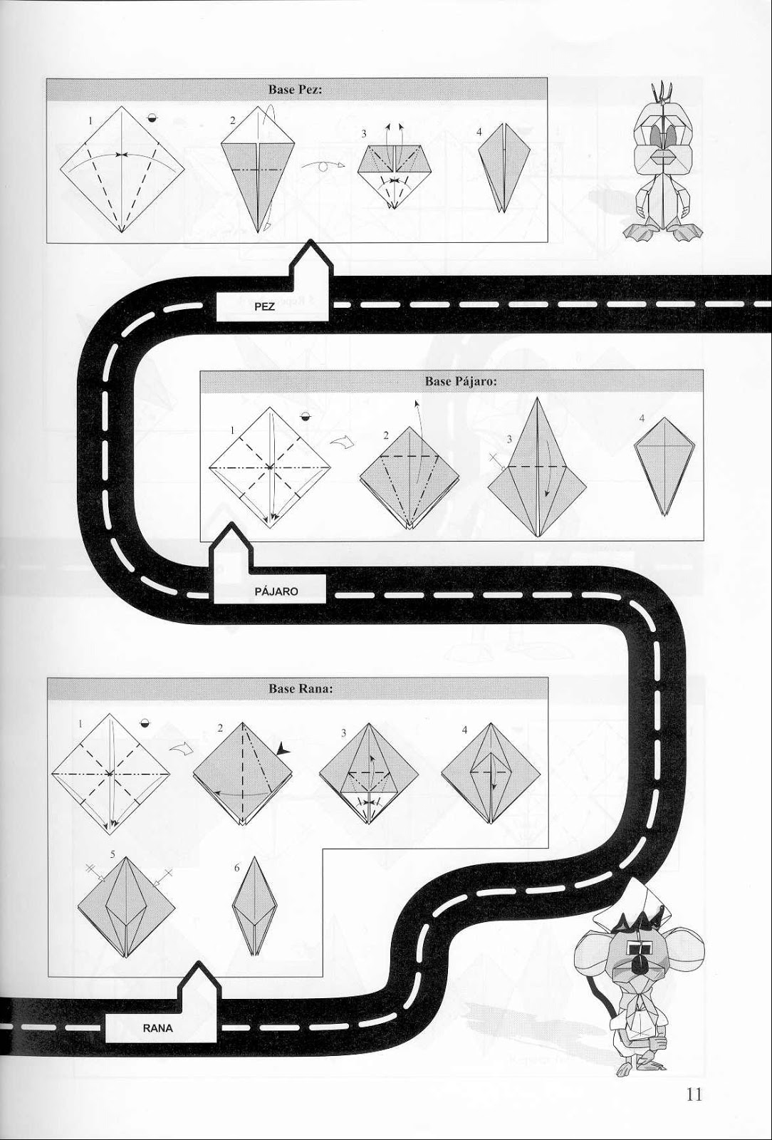 Origami Cartoon 1-Halle - Ruby Book Origami