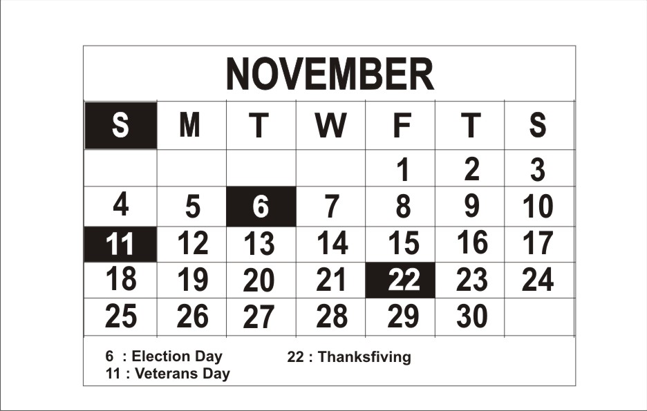 Calendar, Printable, Free: US 2012 Printable Calendar with Holidays