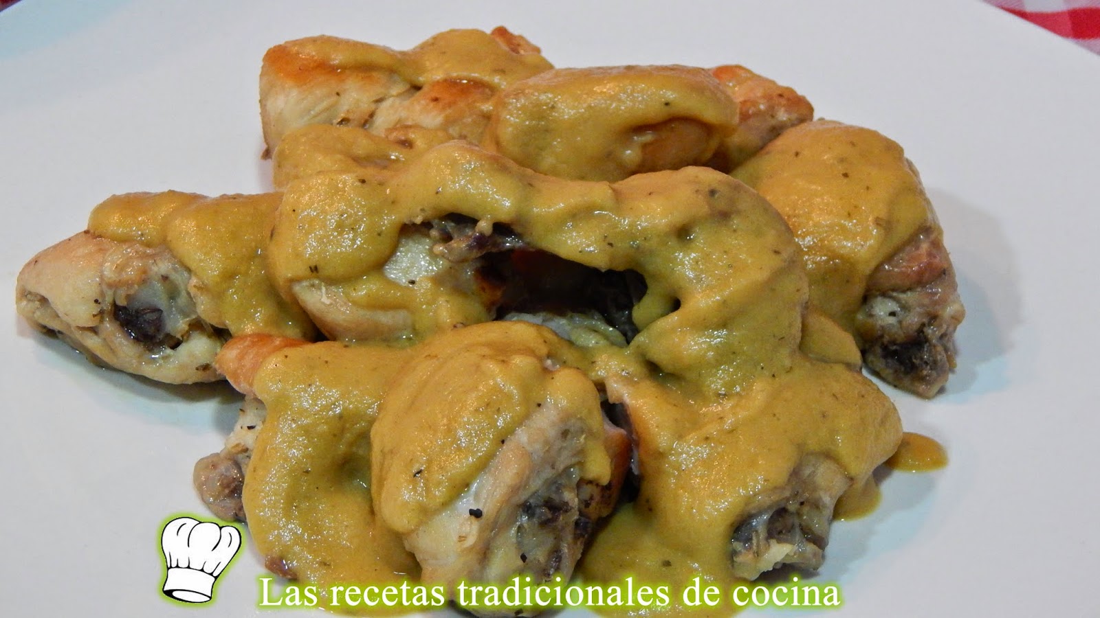 Pollo con salsa de cebolla receta fácil