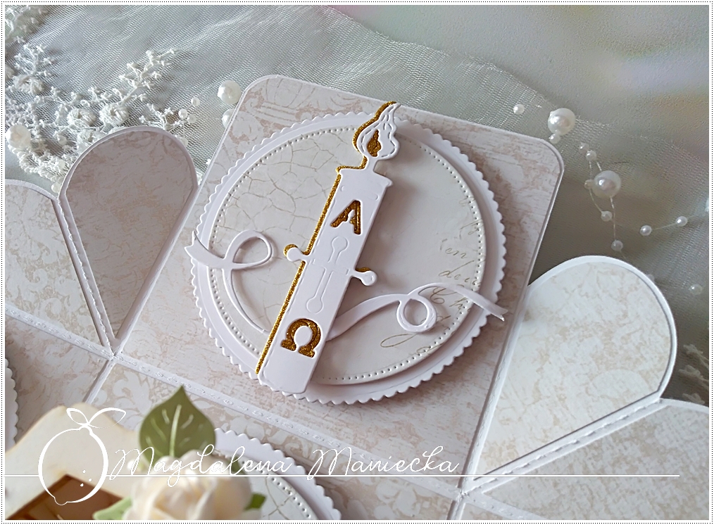 Kartka i exploding box w pastelach / A card and an exploding box in ...