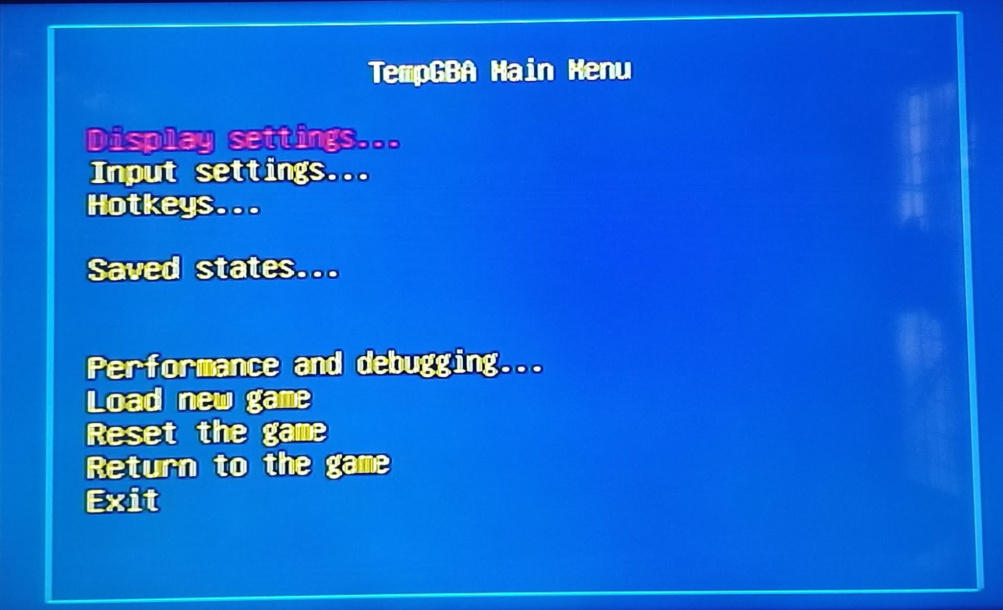 ps2 GBAエミュレーターTempGBA紹介