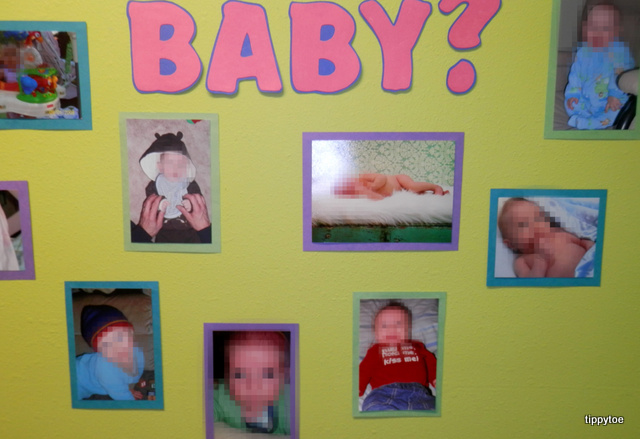 Tippytoe Crafts: Baby Bulletin Board