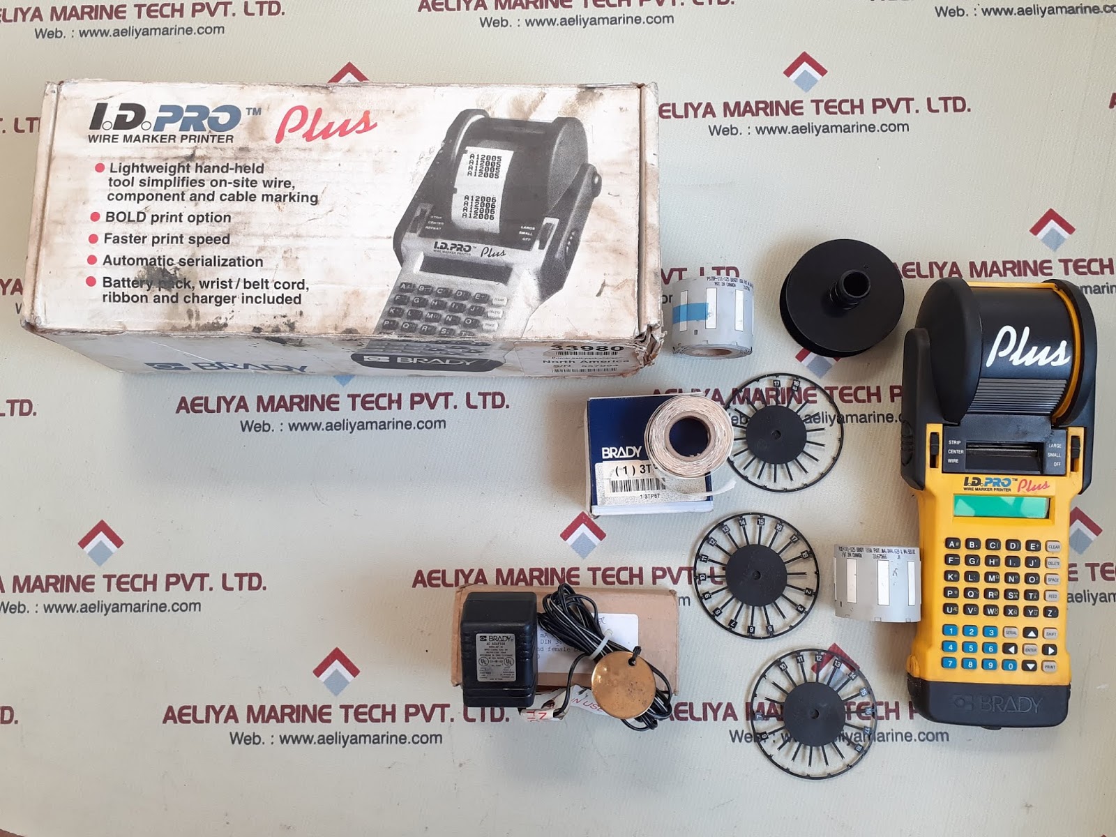 BRADY ID PRO PLUS WIRE MARKER PRINTER - Aeliya Marine