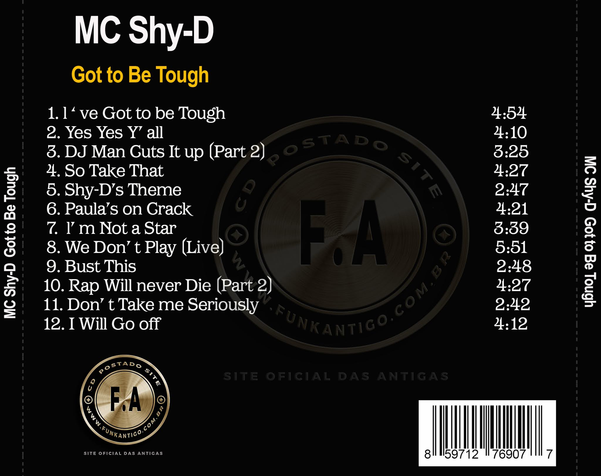 CD MC Shy-D- Got To Be Tough (1987) - Site Funk antigo