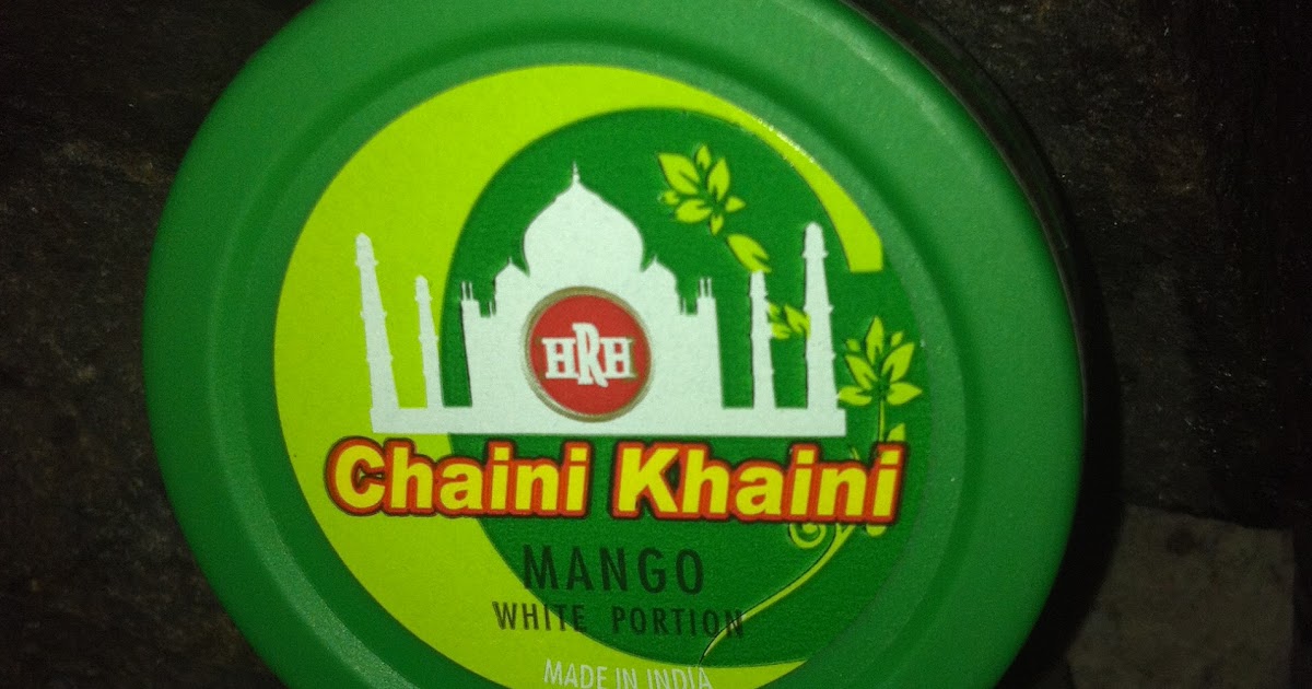 Chainin nuuskablogi: Chaini Khaini Mango Portion