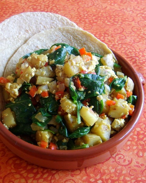 Tofu Veggie Hash | Leafy Greens and Me