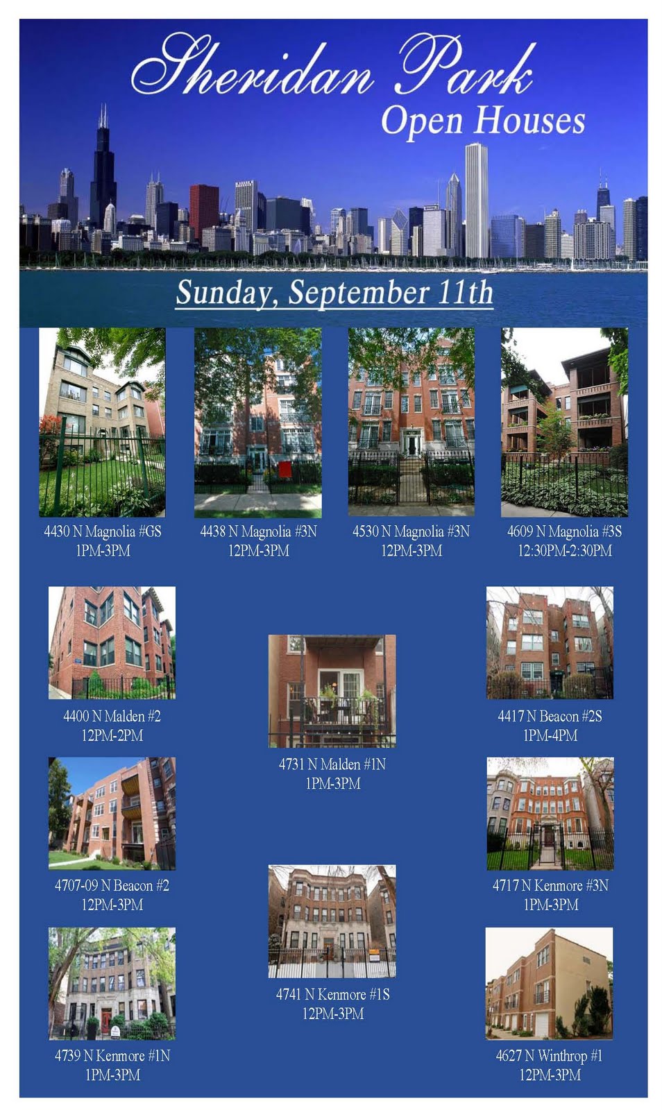 Uptown Update: Open Houses Tomorrow: Sheridan Park & Truman Square